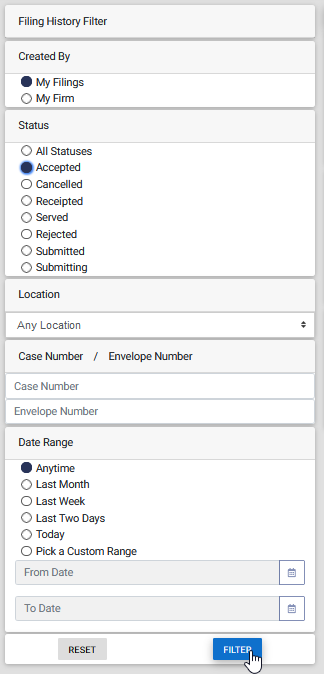 How To View the File-Stamped Copy of a Filing I Submitted – Odyssey ...