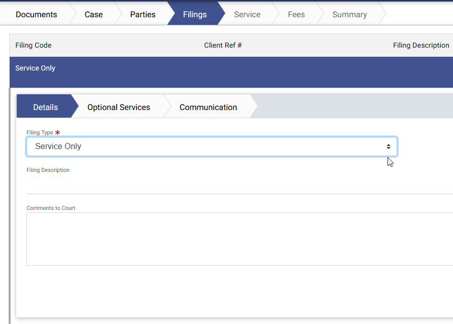 How Can I Submit a Service Only Filing? (Electronic Service) – Odyssey ...