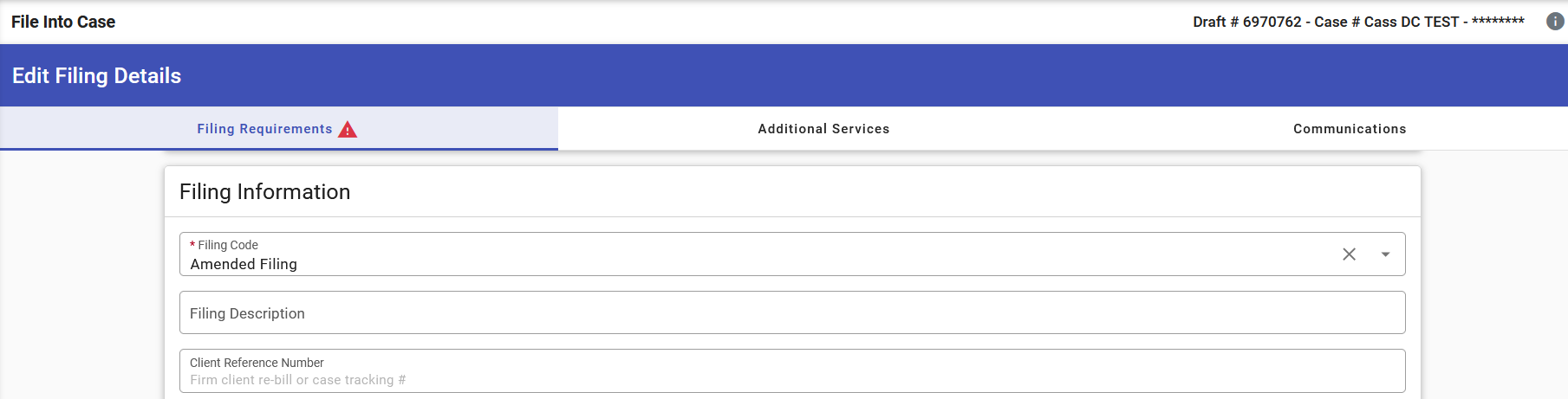 How Do I Add Fees or Services to a Submitted or an Accepted Filing ...