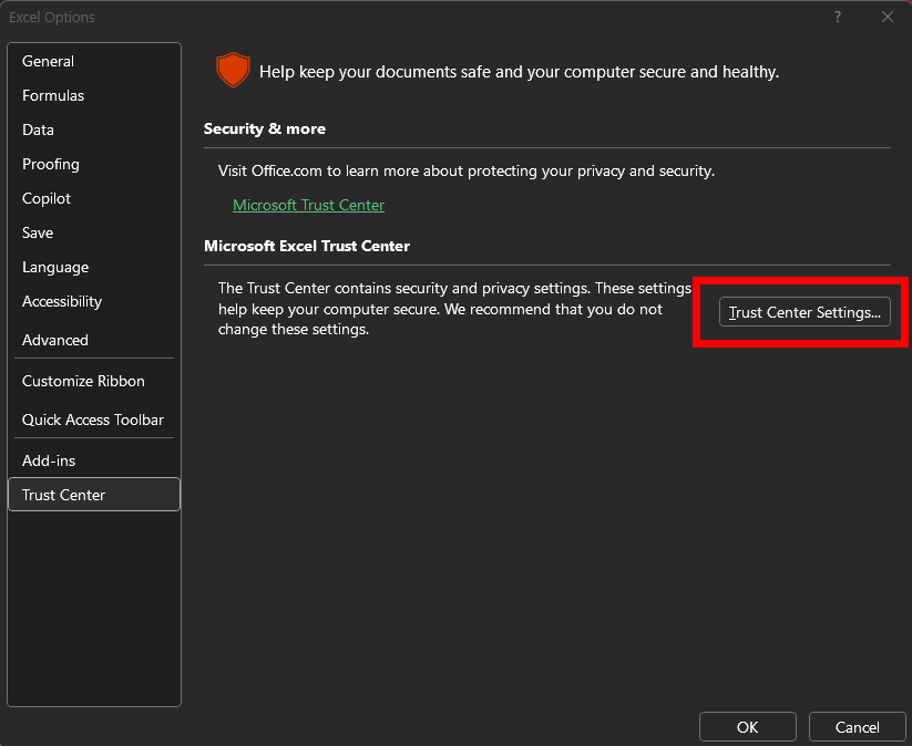 Excel Report Could Not Open in Protected View – Odyssey File and Serve ...