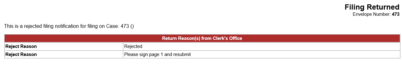 The Filing has Been Rejected. What Do I Do Next? – Odyssey File and ...