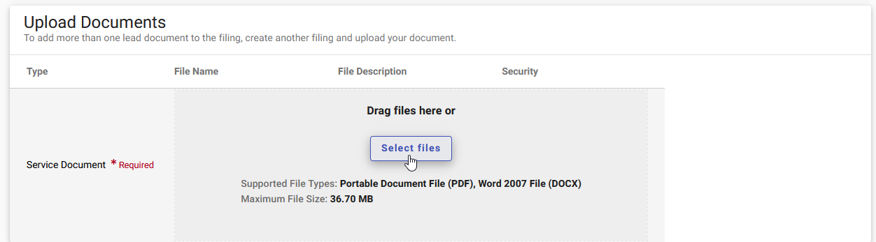 How Can I Submit a Service Only Filing? (Electronic Service) – Odyssey ...