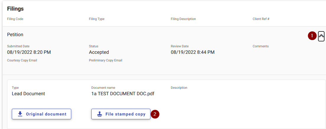 How To View the File-Stamped Copy of a Filing I Submitted – Odyssey ...